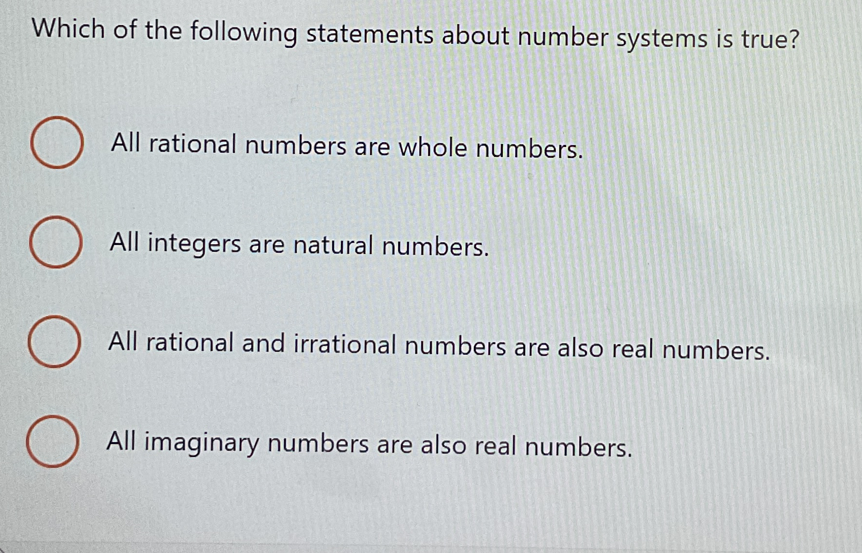 Which of the following statements about number | Chegg.com