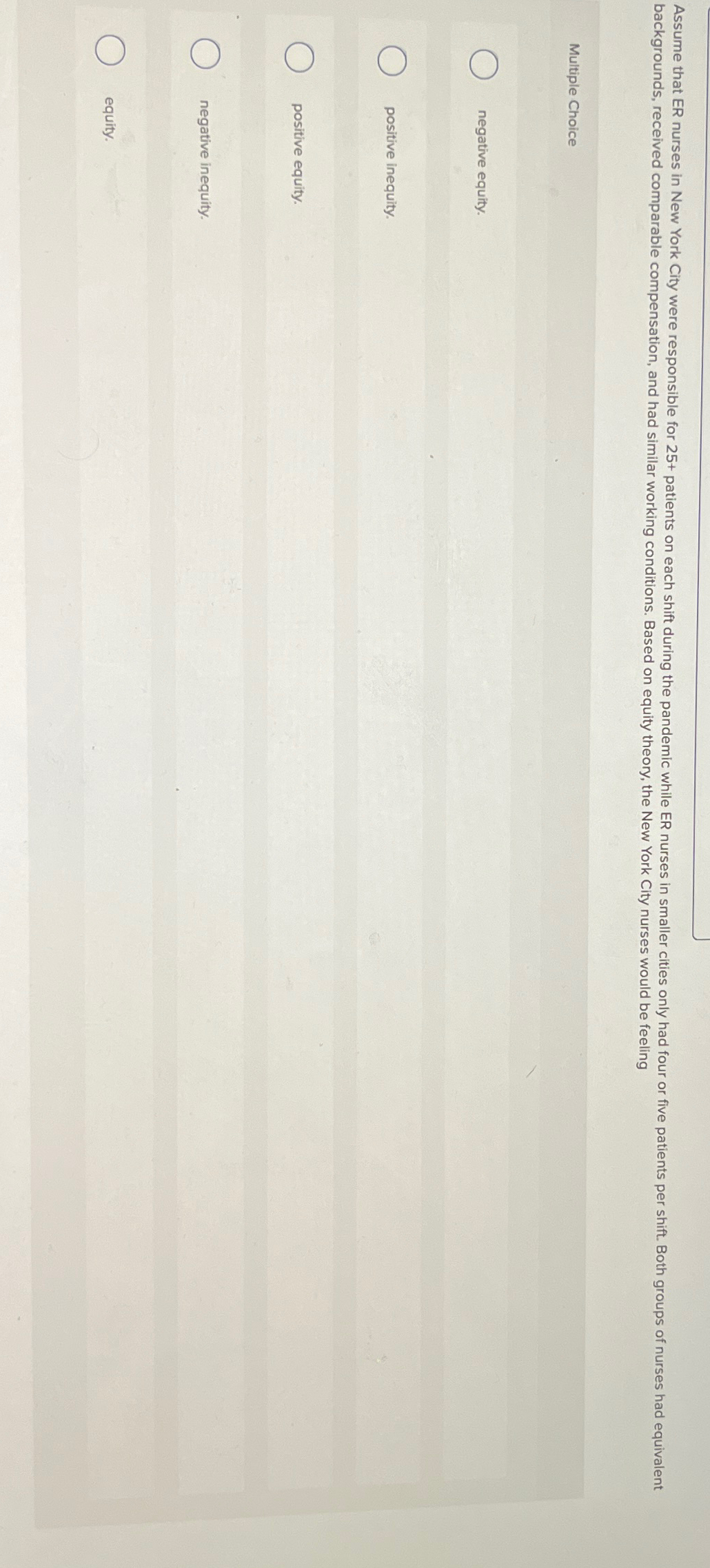 Solved backgrounds, received comparable compensation, and | Chegg.com