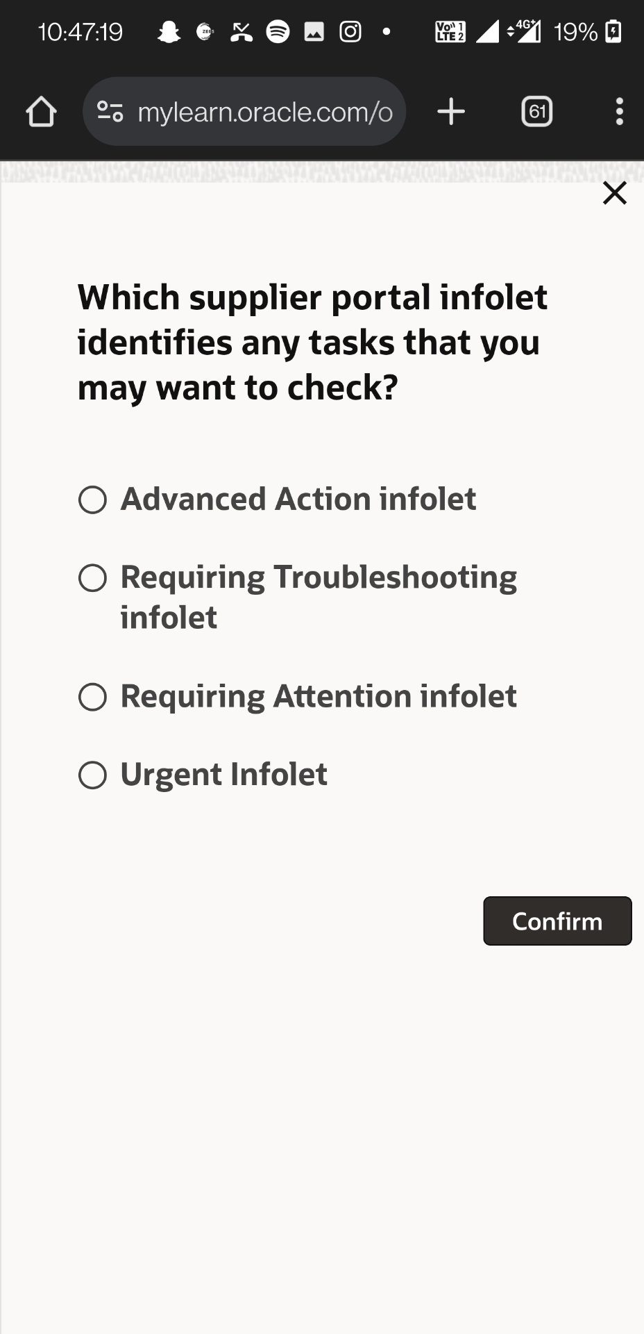 Solved Which supplier portal infolet identifies any tasks | Chegg.com