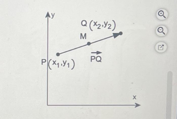 Solved Use vectors to show that the midpoint of the line | Chegg.com