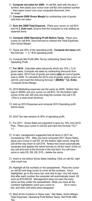 1. Open a new excel worksheet. Insert the Header | Chegg.com