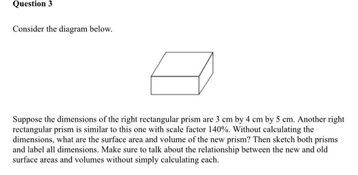 Solved Consider the diagram below. Suppose the dimensions of | Chegg.com