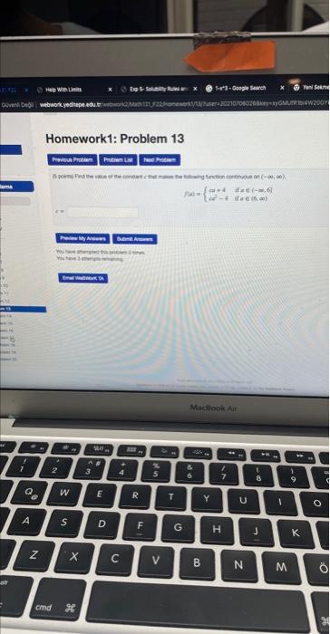 Solved Homework1: Problem 13Homework1: Problem (5 points) | Chegg.com