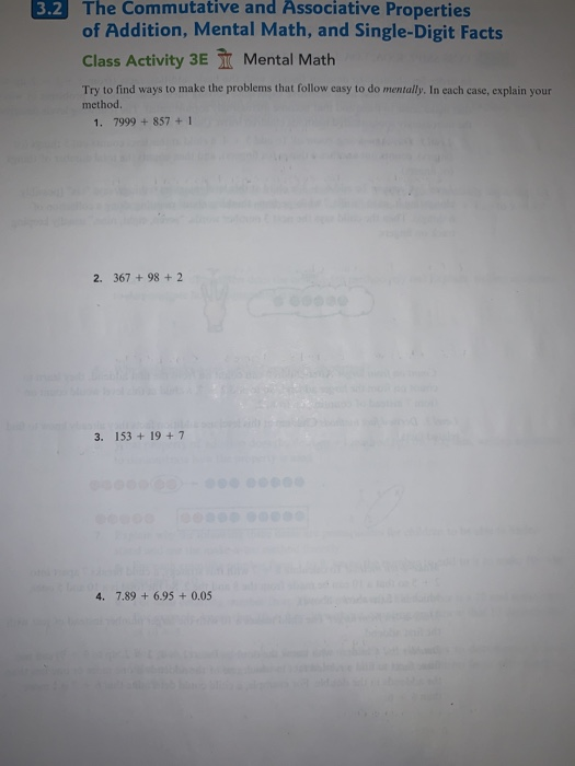 Solved 3.2 The Commutative and Associative Properties of | Chegg.com