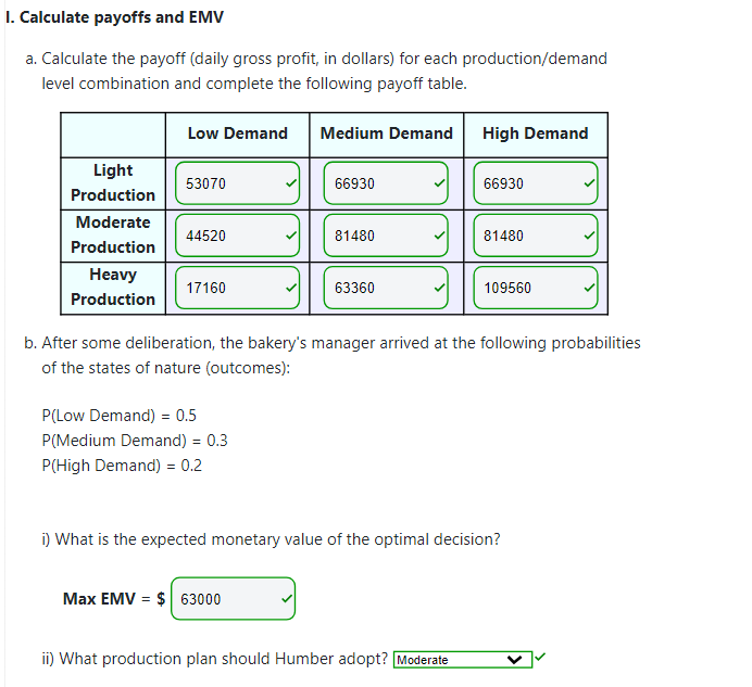 Solved PART AAt the start of each day, Humber Bakery must | Chegg.com