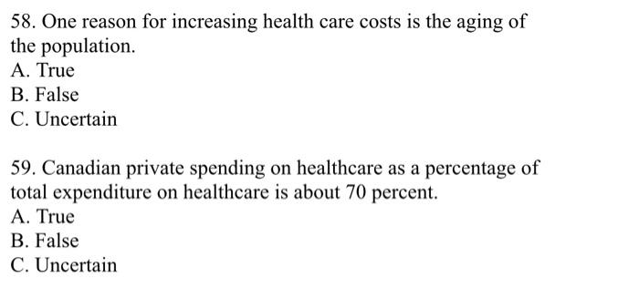 Solved 53. The Canada Health Transfer (CHT) and Canada | Chegg.com