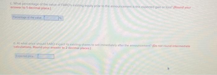 Solved FARO Technologies, whose products include portable 30 | Chegg.com