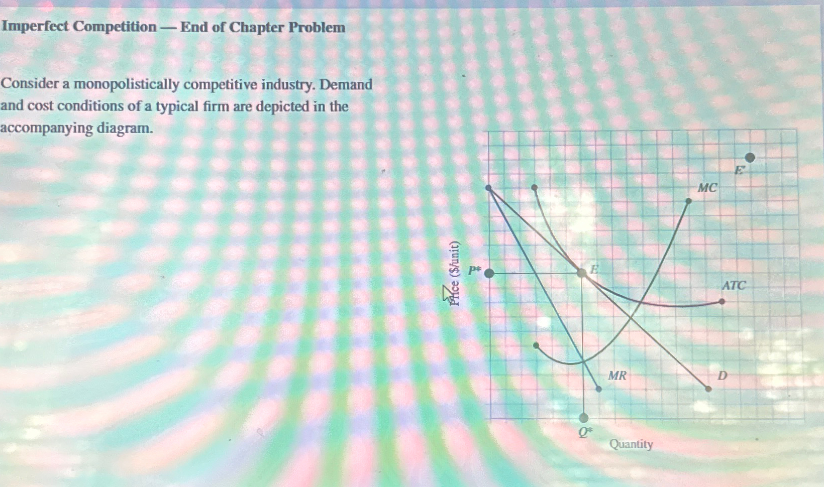 Solved Imperfect Competition - ﻿End of Chapter | Chegg.com