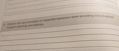 Solved Explain the key principles of respectful behaviour | Chegg.com