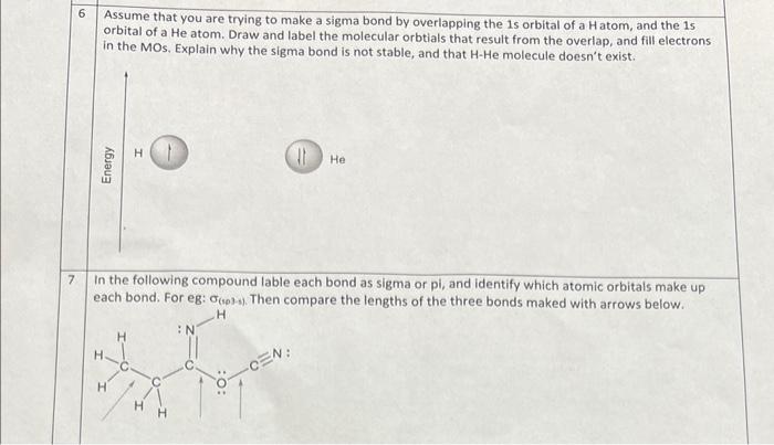Solved Identify The Hybridization State And Geometry Of Each