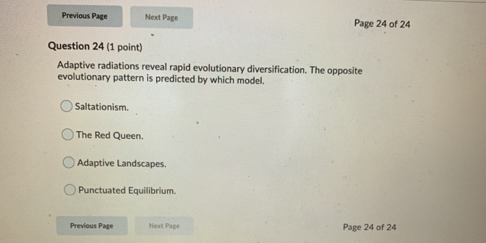 Solved Previous Page Next Page Page 24 of 24 Question 24 (1 | Chegg.com