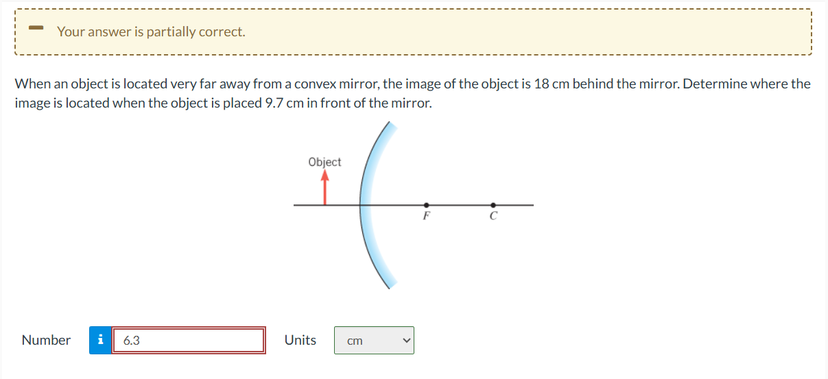 Solved When an object is located very far away from a convex | Chegg.com