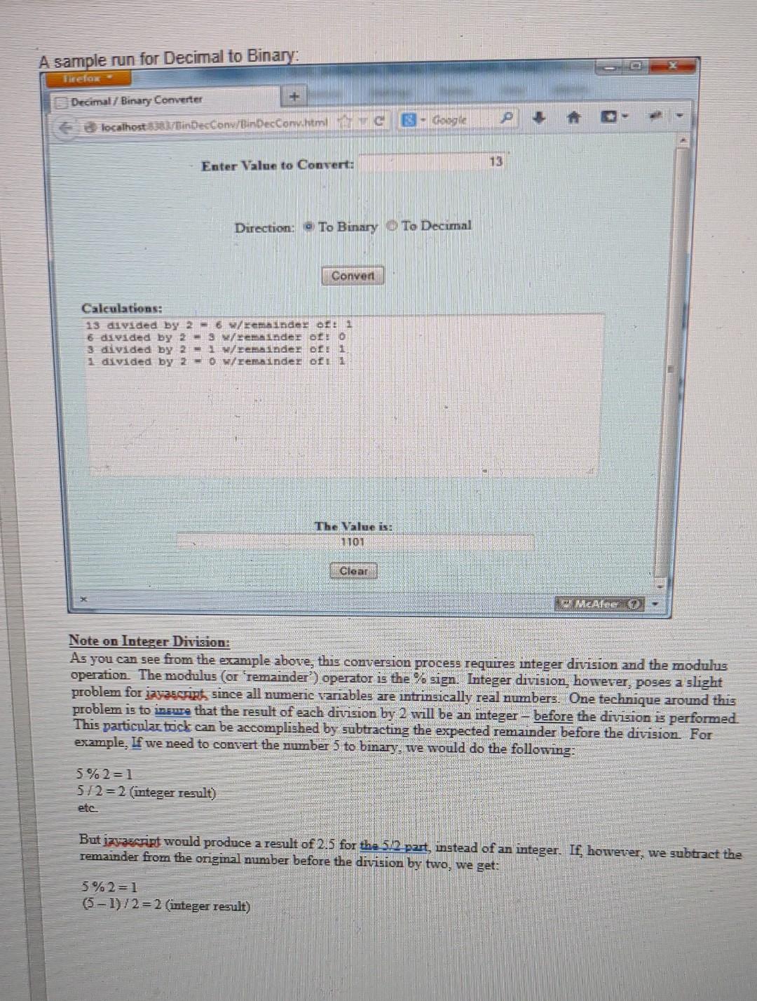 Solved Bimary-Decimal Conversion (50 pts +5 ex.cr.) 2023 For | Chegg.com
