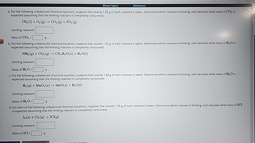 Solved [Renirn Topica]a. ﻿For the following unbalanced | Chegg.com