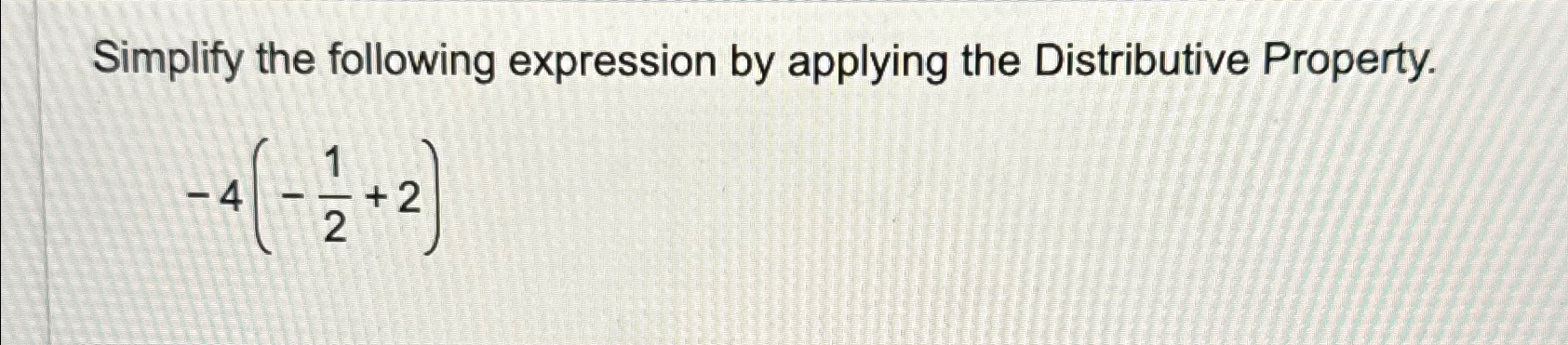 Solved Simplify the following expression by applying the | Chegg.com