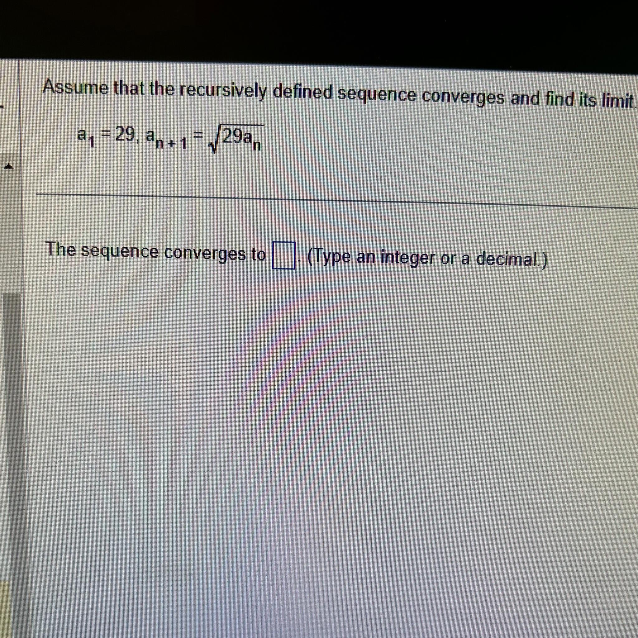 Solved Assume that the recursively defined sequence | Chegg.com