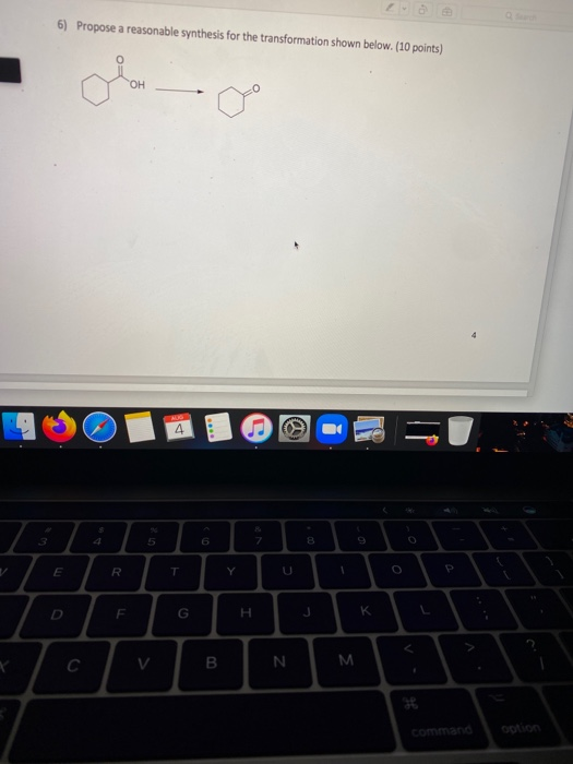 Solved 6) Propose a reasonable synthesis for the | Chegg.com