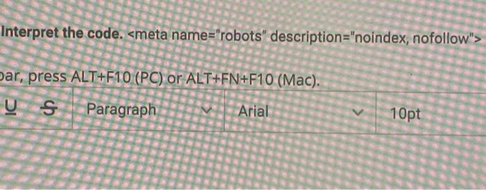Solved Interpret the code.