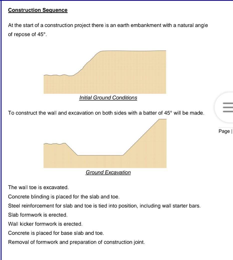 Exercise 2: Construction Planning 2.1 Construction | Chegg.com