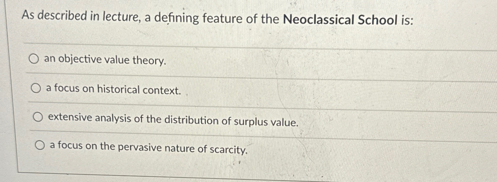Solved As described in lecture, a defining feature of the | Chegg.com