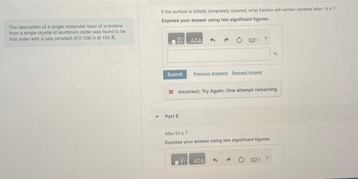 Solved If the surtace is initially completely covered, what | Chegg.com