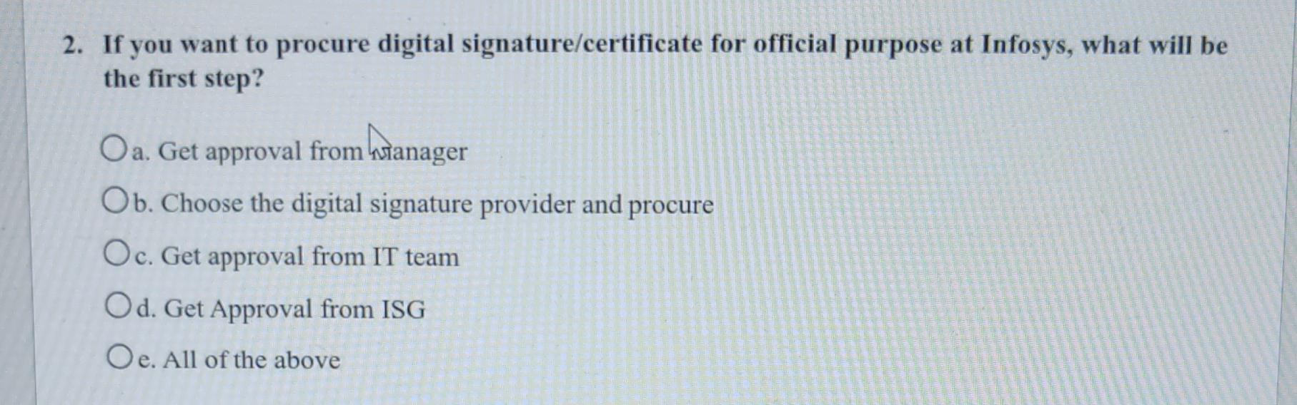 Solved If you want to procure digital signature/certificate | Chegg.com