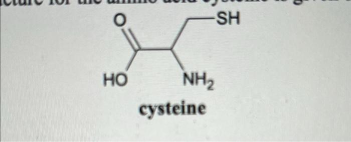 Solved Write the expression got the Ka of cysteine. Remember | Chegg.com