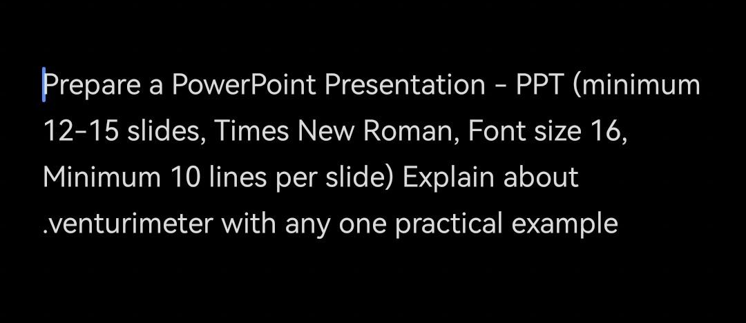 Solved Prepare a PowerPoint Presentation - PPT (minimum | Chegg.com