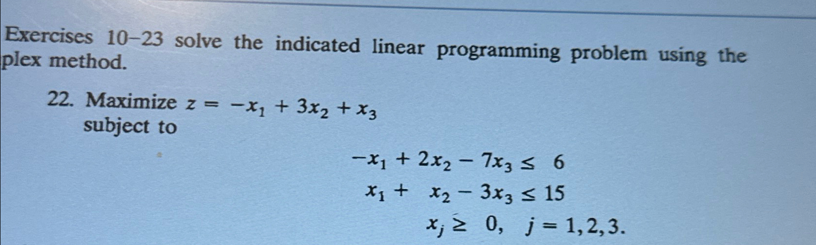 Solved Exercises 10-23 ﻿solve the indicated linear | Chegg.com
