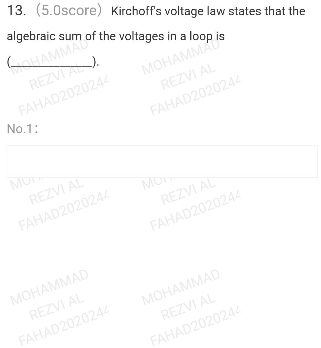 [Solved]: 11. (5.0score