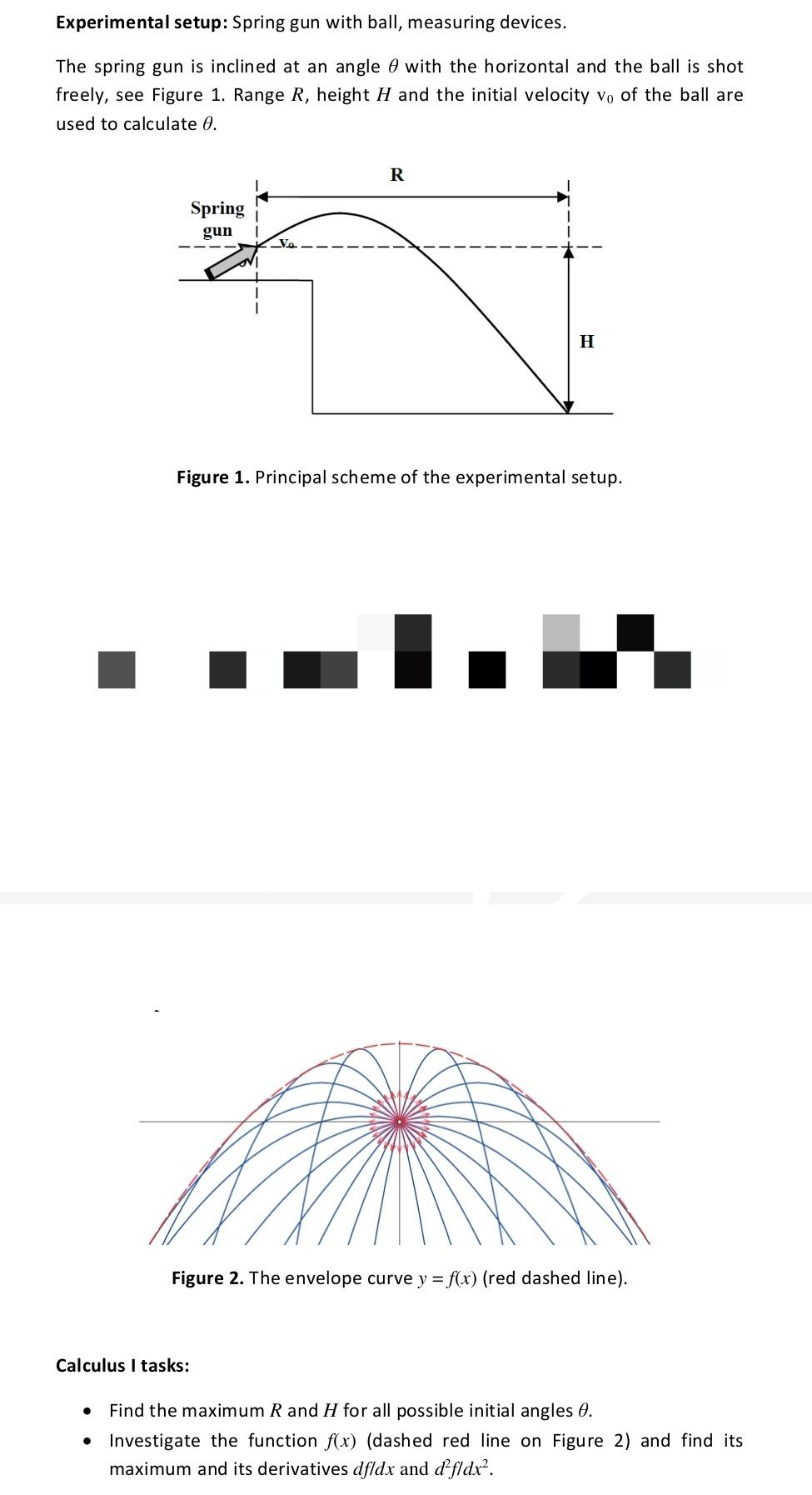 Solved Experimental setup: Spring gun with ball, measuring | Chegg.com