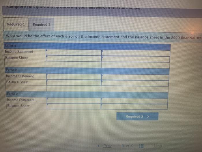 Solved ch Exercise 20-23 (Algo) Error correction; three | Chegg.com