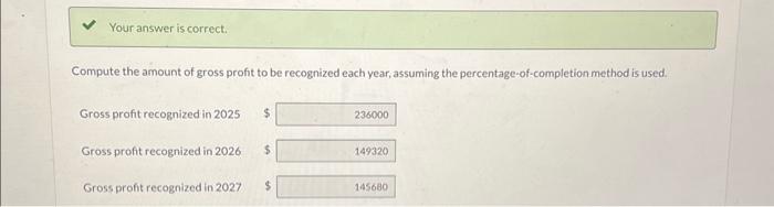 Solved During 2025, Sheridan Company started a construction | Chegg.com