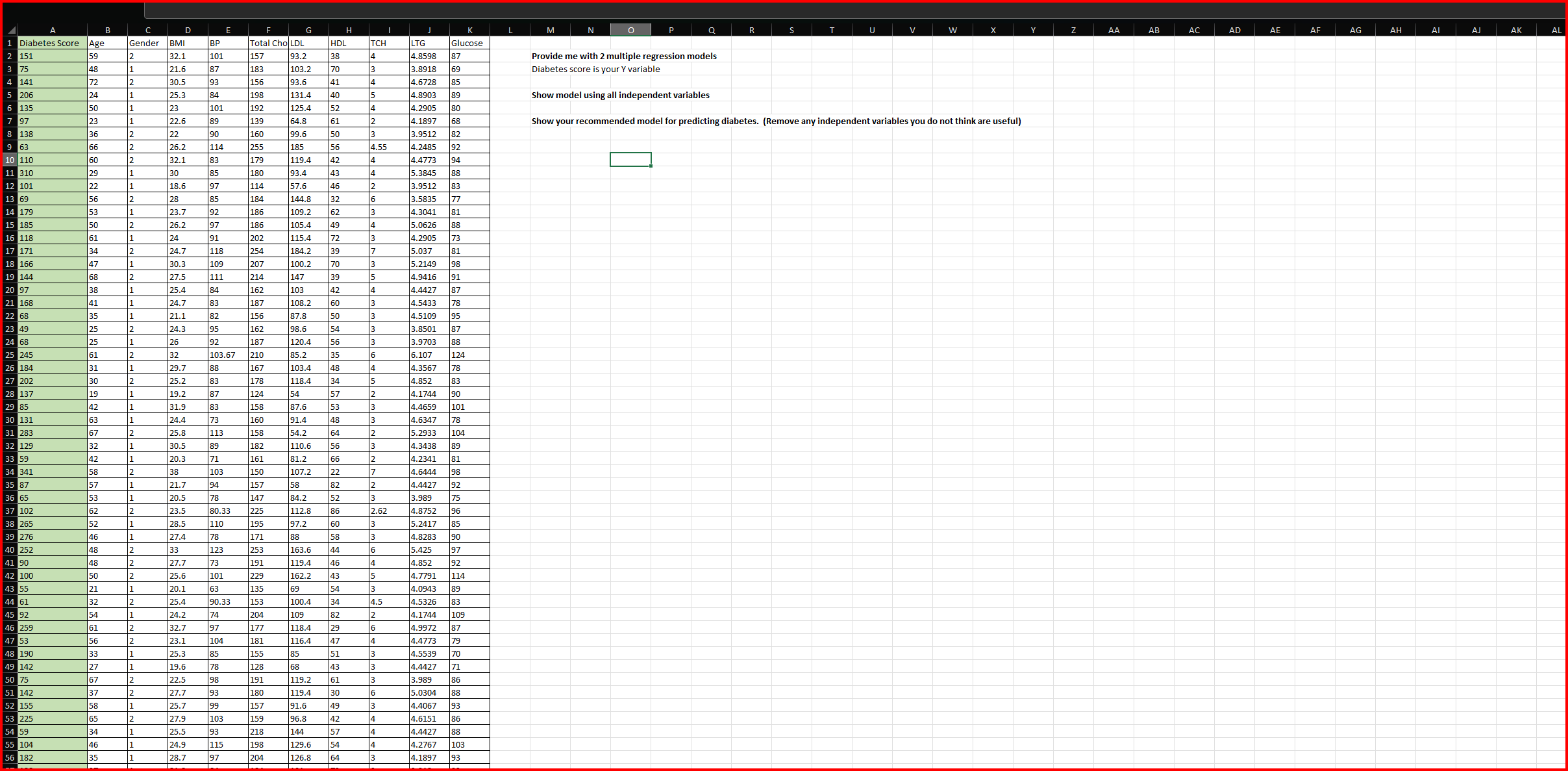 Provide me with 2 ﻿multiple regression models | Chegg.com