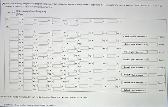 Solved The Bayside Art Gallery is considering installing a | Chegg.com
