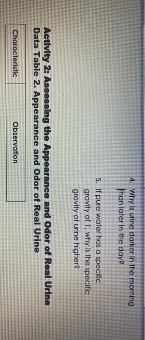 Solved VI Data Table 1. Specific Gravity Unknown Simulated | Chegg.com