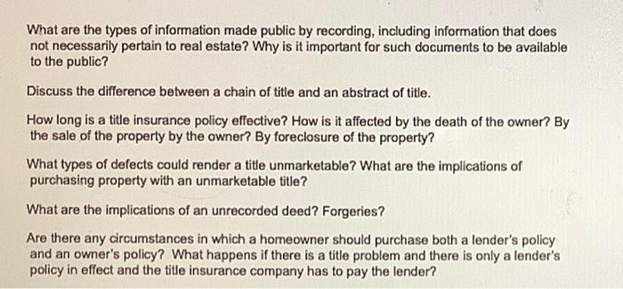 Solved What are the types of information made public by | Chegg.com