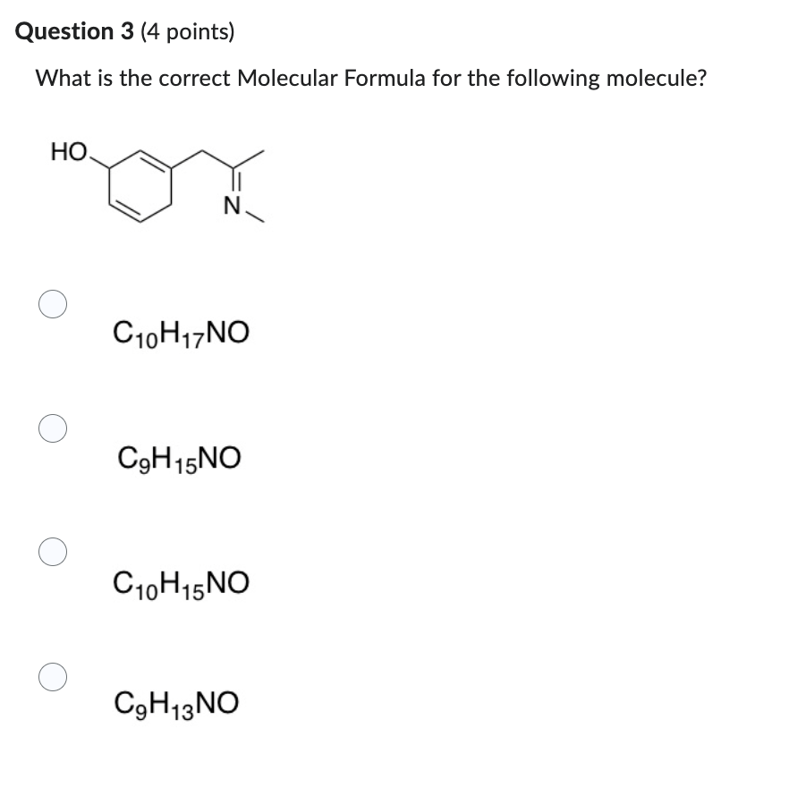 Solved Question 3 (4 ﻿points) ﻿Which of the following is the | Chegg.com