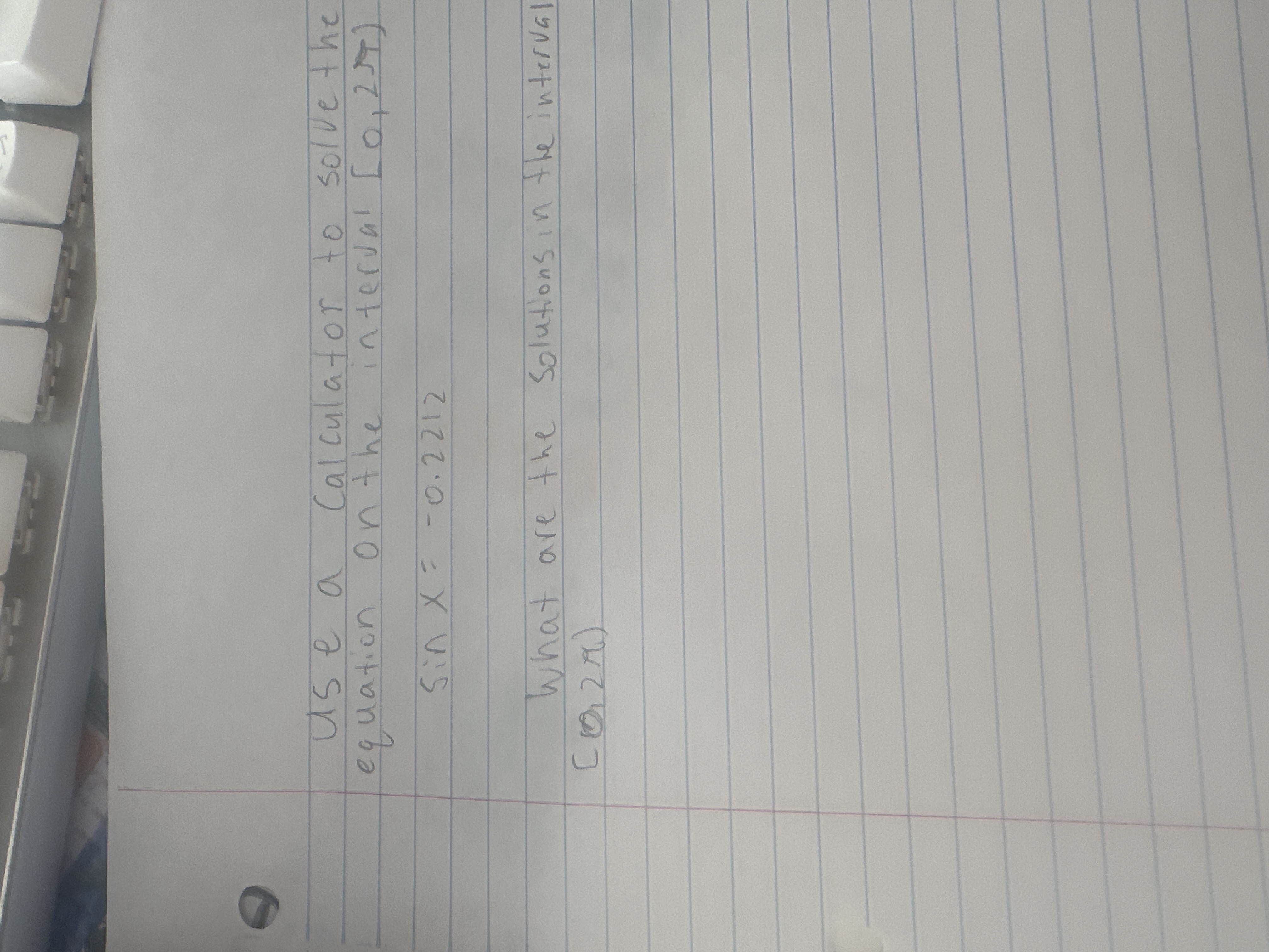 Solved Use a calculator to solve theequation on the interval | Chegg.com