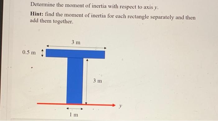 Solved Determine the moment of inertia with respect to axis | Chegg.com