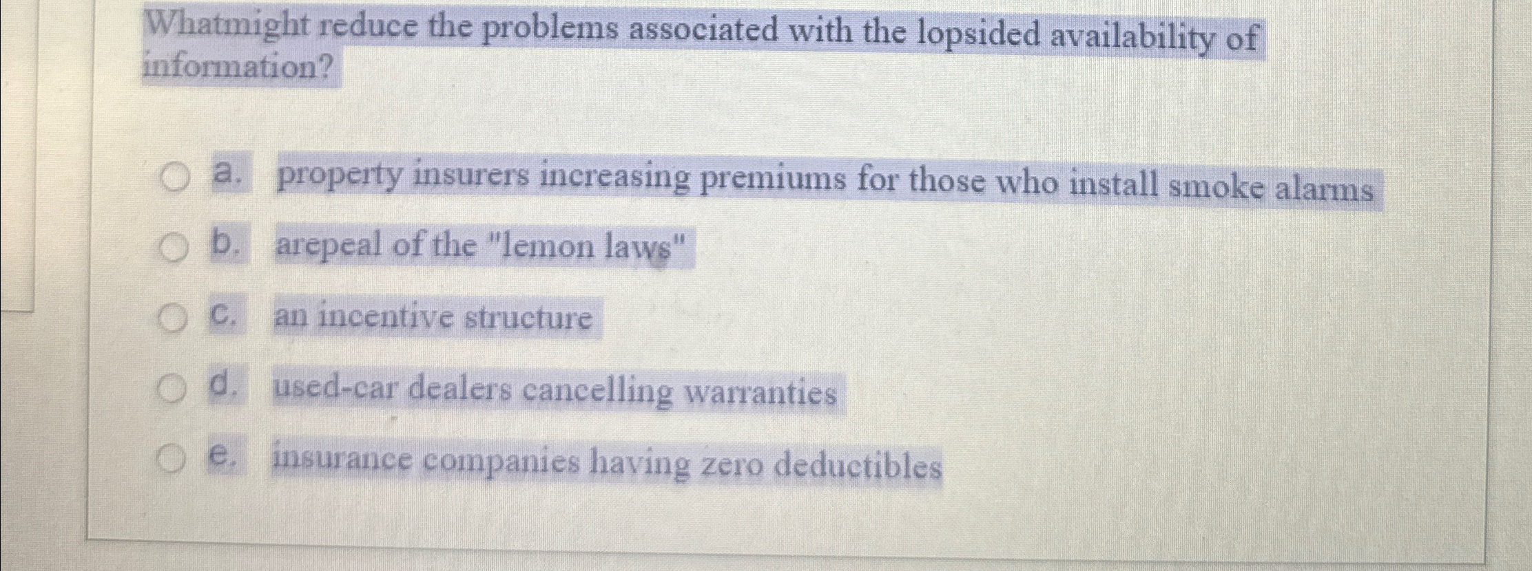 Solved Whatmight reduce the problems associated with the | Chegg.com