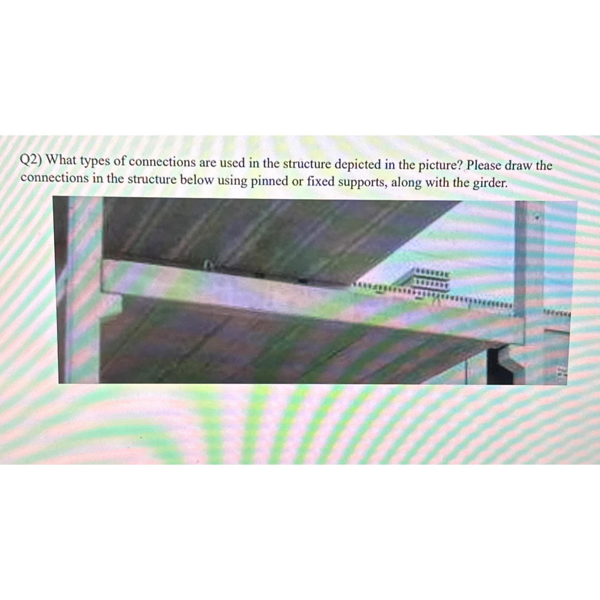 Solved Q2) ﻿What types of connections are used in the | Chegg.com