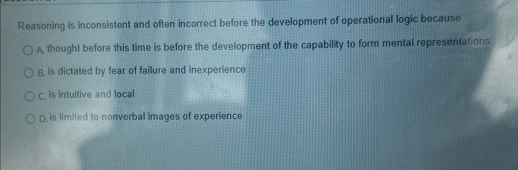 Solved Reasoning is inconsistent and often incorrect before | Chegg.com