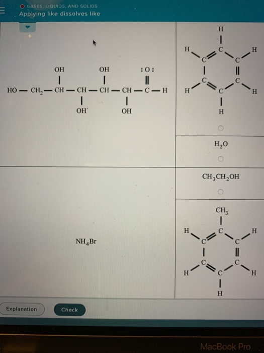 Solved - - O GASES, LIQUIDS, AND SOLIDS Applying like | Chegg.com