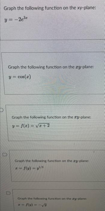 Solved Graph the following function on the xy-plane: Graph | Chegg.com