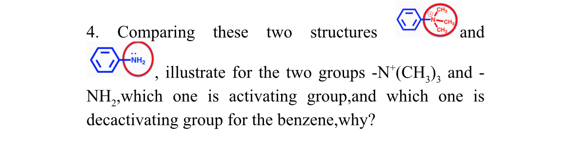 Solved Comparing these two structures and , ﻿illustrate for | Chegg.com