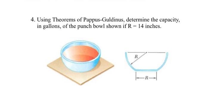Solved 4. Using Theorems of Pappus-Guldinus, determine the | Chegg.com