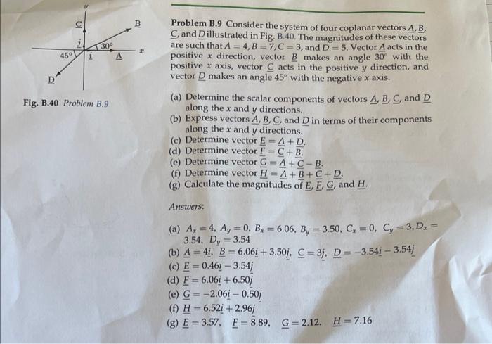 Solved Problem B.9 Consider the system of four coplanar | Chegg.com Solved Problem B.9 Consider the system of four coplanar | Chegg.com