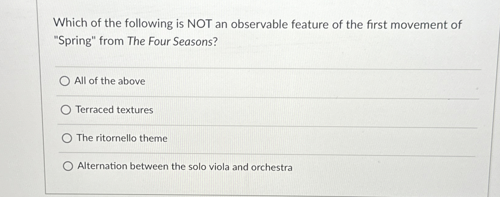 Solved Which of the following is NOT an observable feature | Chegg.com