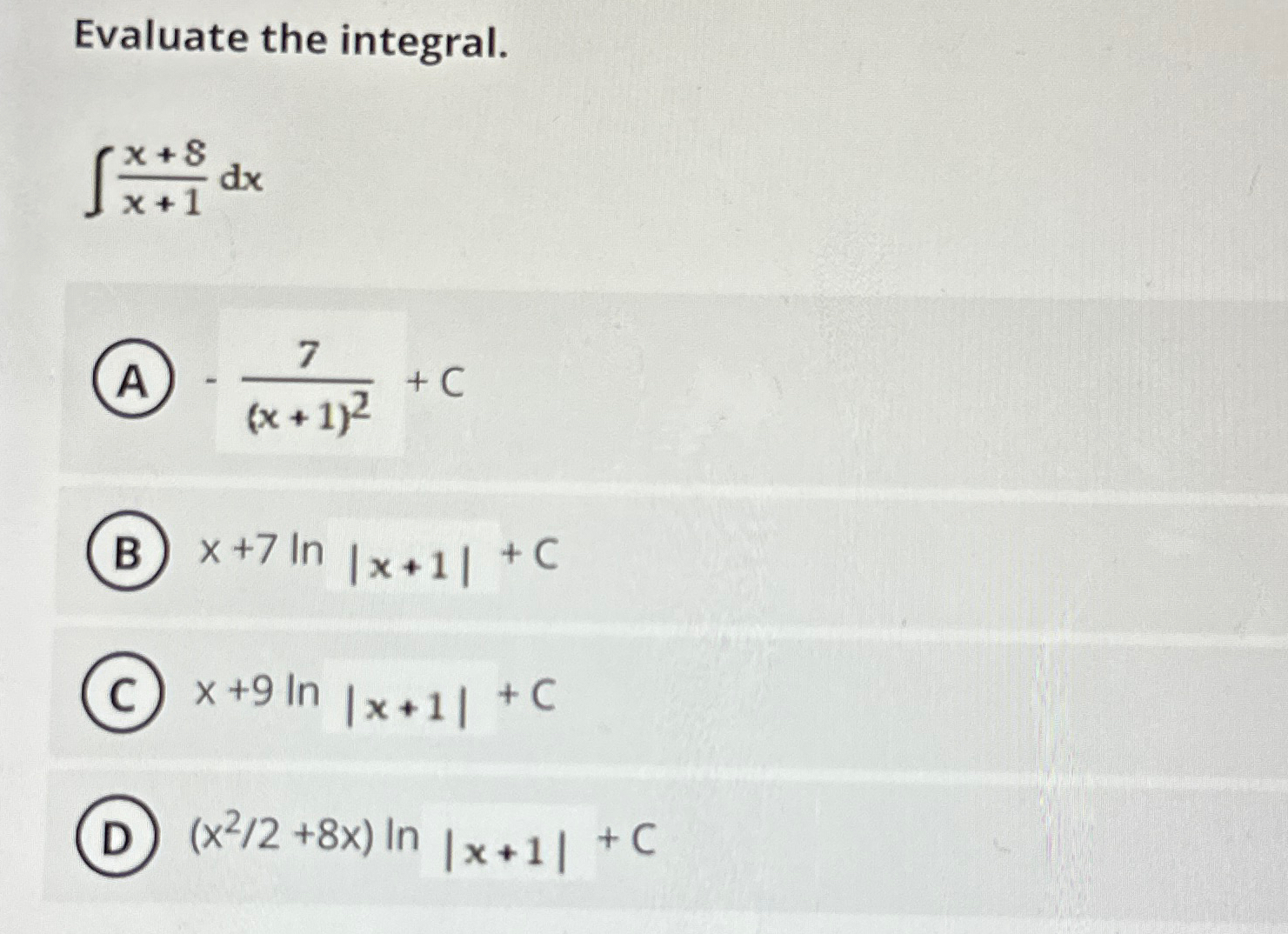 Solved Evaluate the | Chegg.com